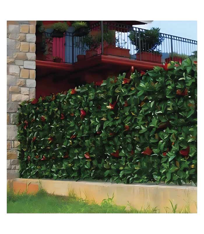 Gardener – VJEŠTAČKA OGRADA LIST FOTINIJA 50 x 50 cm – Garden Shop